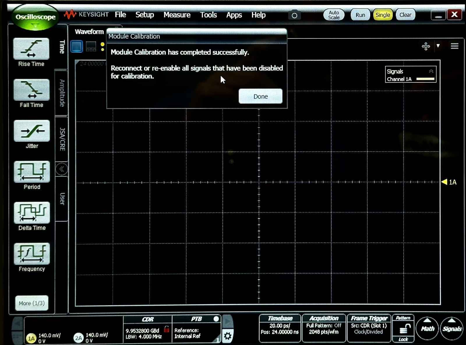 디지털 통신 분석기 - Used Keysight Equipment