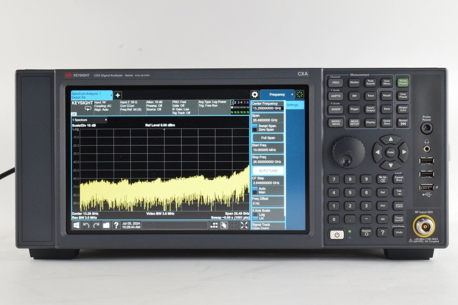 스펙트럼 + 신호 분석기 - Used Keysight Equipment