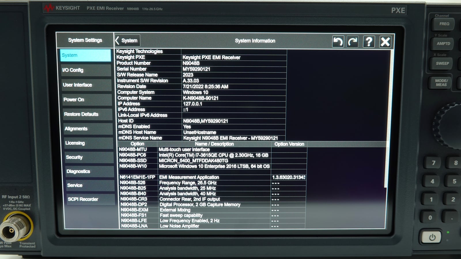 频谱和信号分析仪 - Used Keysight Equipment