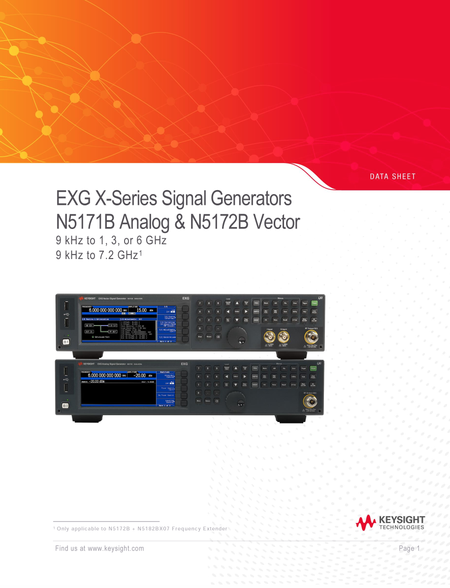 Limited Stock: Keysight Used N5171B EXG X-Series RF Analog Signal ... Limited Stock: Keysight Used N5171B EXG X-Series RF Analog Signal ...