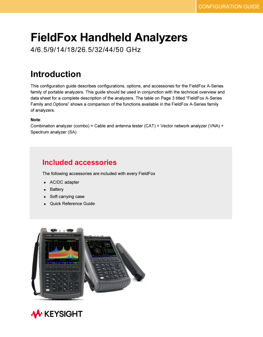 On Sale: Keysight Used N9917A FieldFox Handheld Microwave Analyzer ...
