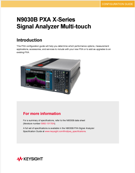 Used Keysight N9030B PXA Signal Analyzer on Sale - Used Keysight Equipment