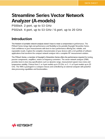 Discounted P5024A Keysight Streamline USB Vector Network Analyzer ...